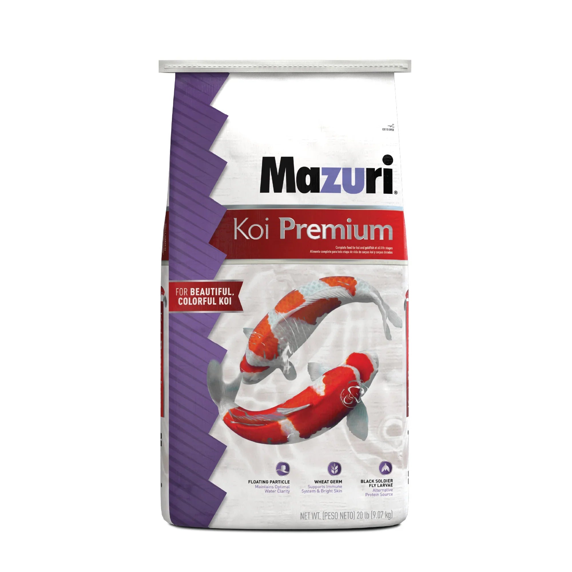 Mazuri Koi Premium 5MKK - 20lb Medium – Argyle Feed Store