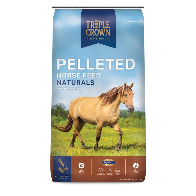 Triple Crown Naturals Pelleted Horse Feed 35F3 - 50lb – Argyle Feed Store